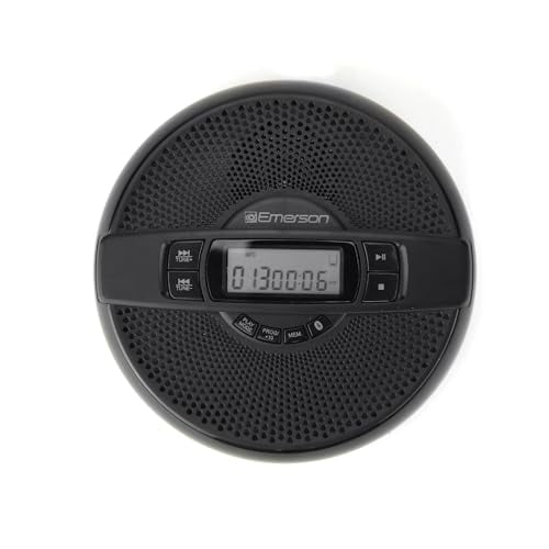 Emerson EPCD-2000 Portable Bluetooth® CD Player with FM Radio & Speaker ...
