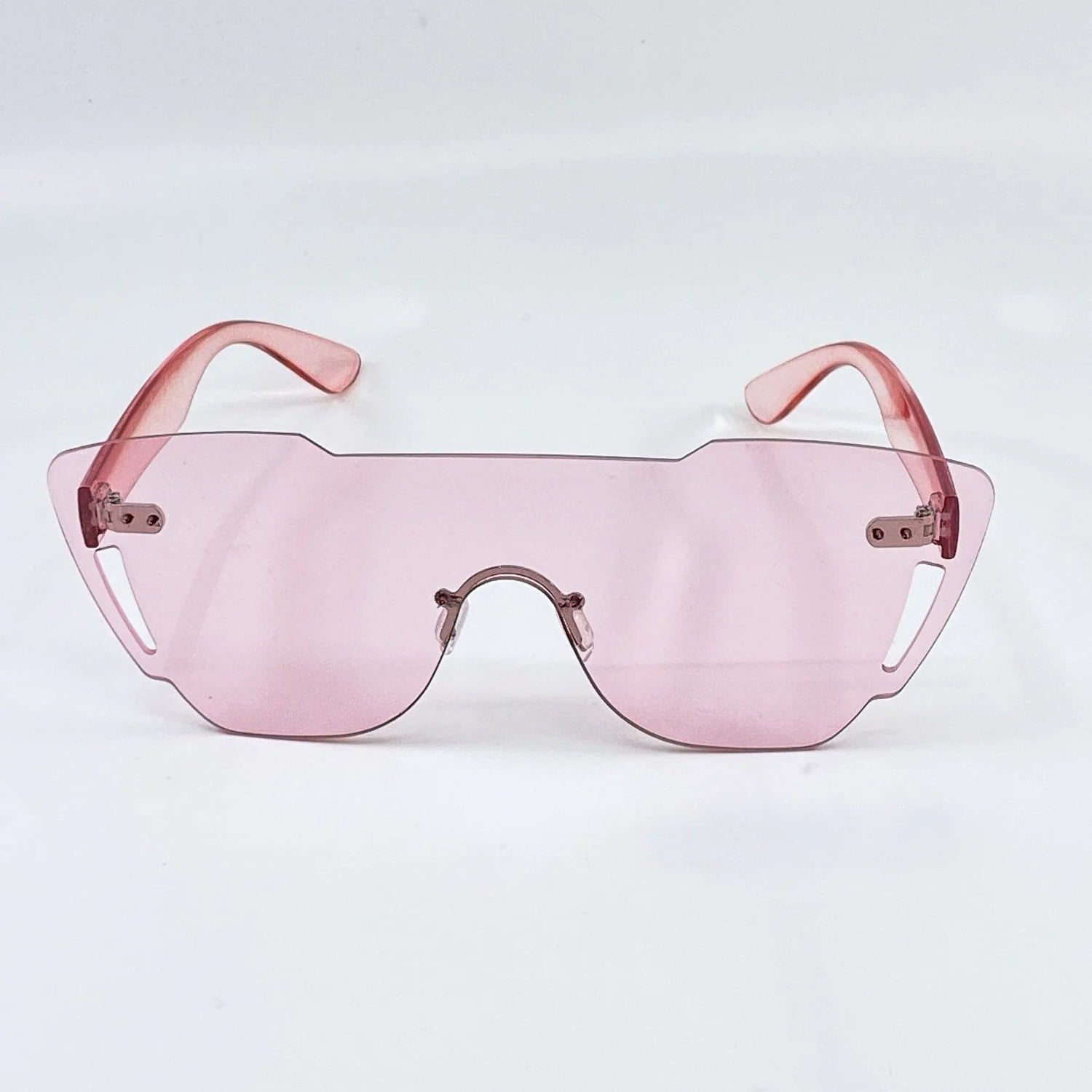 Emerson Rimless Transparent Shield Sunglasses - Walmart.com