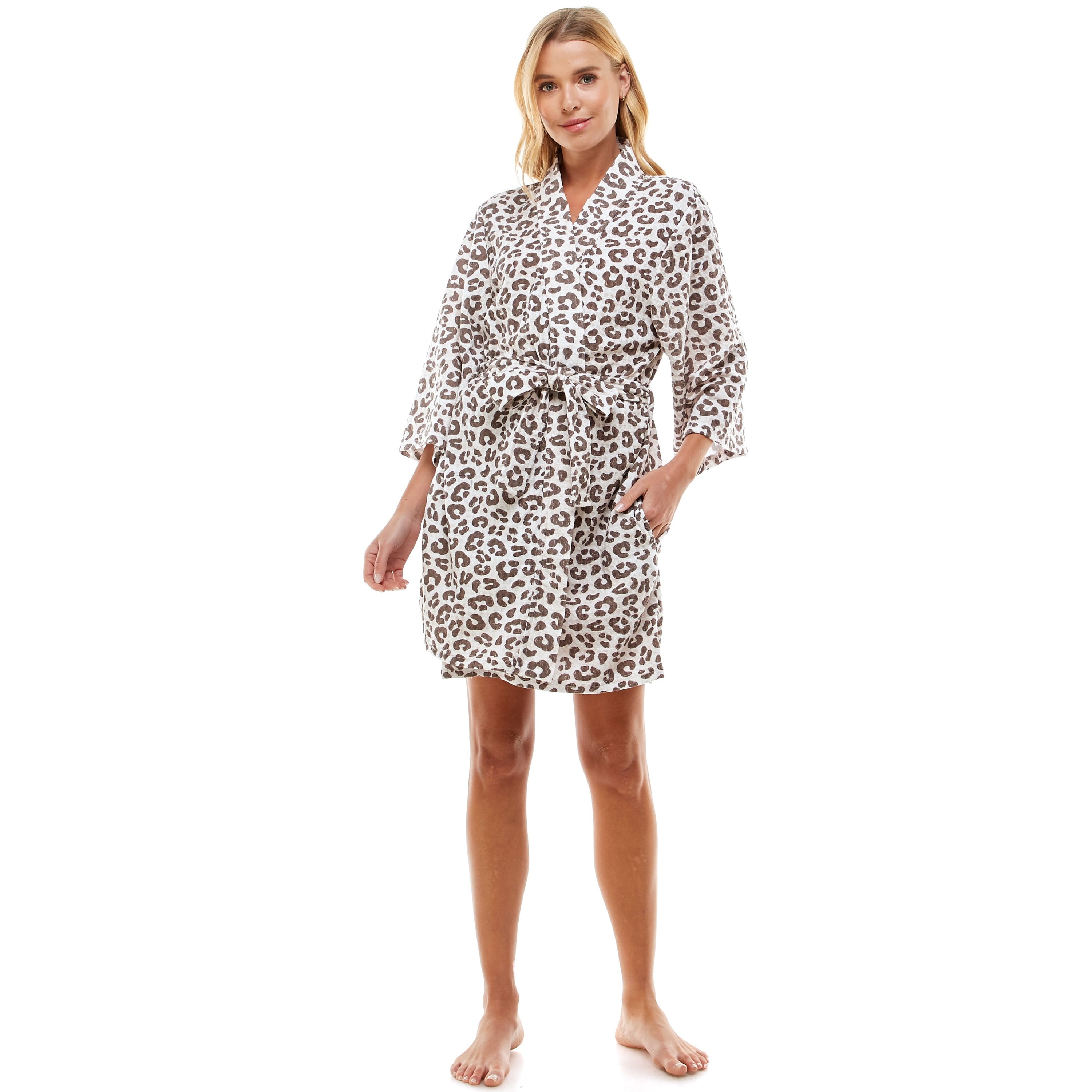 Emerson Road Woman's Waffle Kimono Robe - Walmart.com