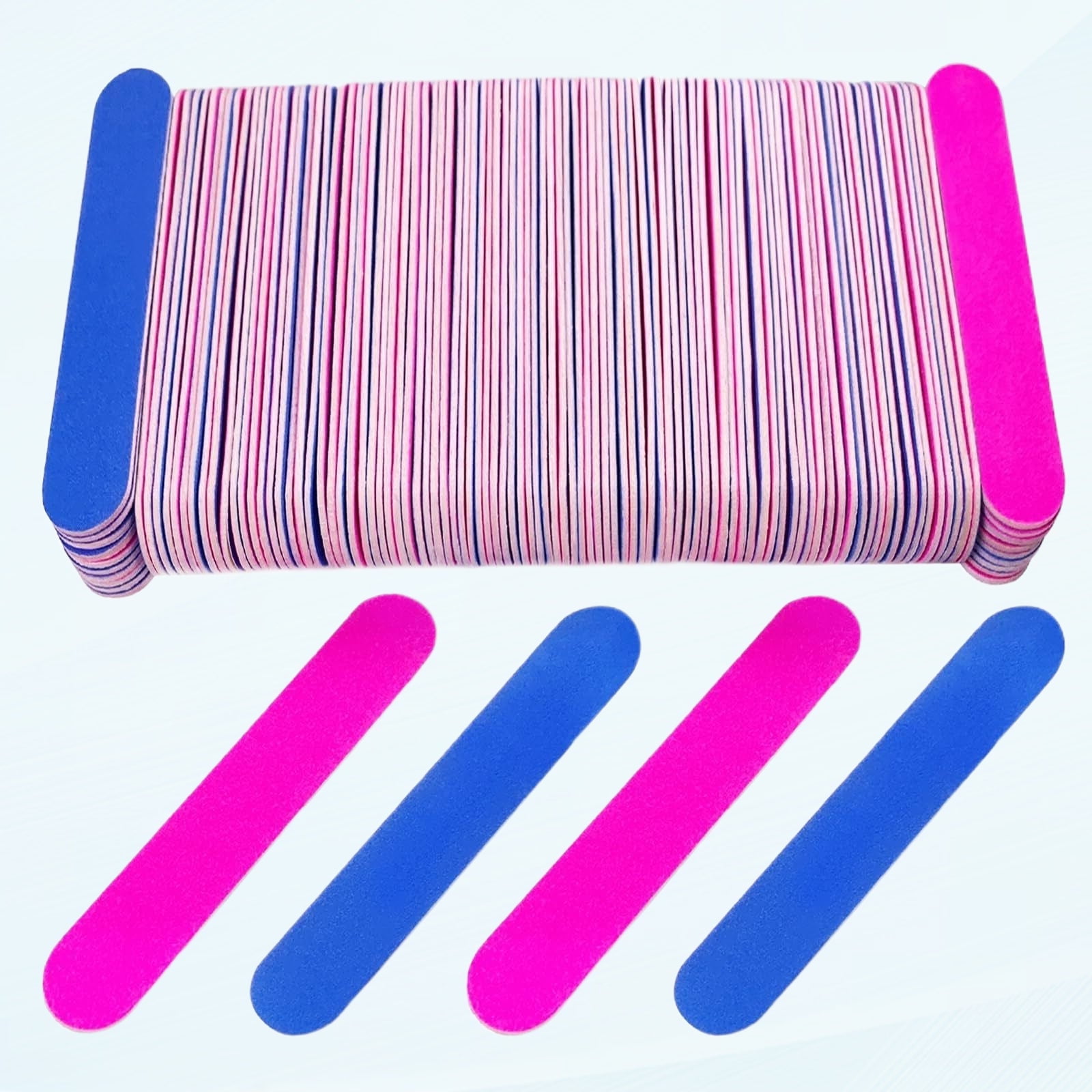 Emery Boards for Nails, Nail Files 100 Pcs for Natural Nails Small ...