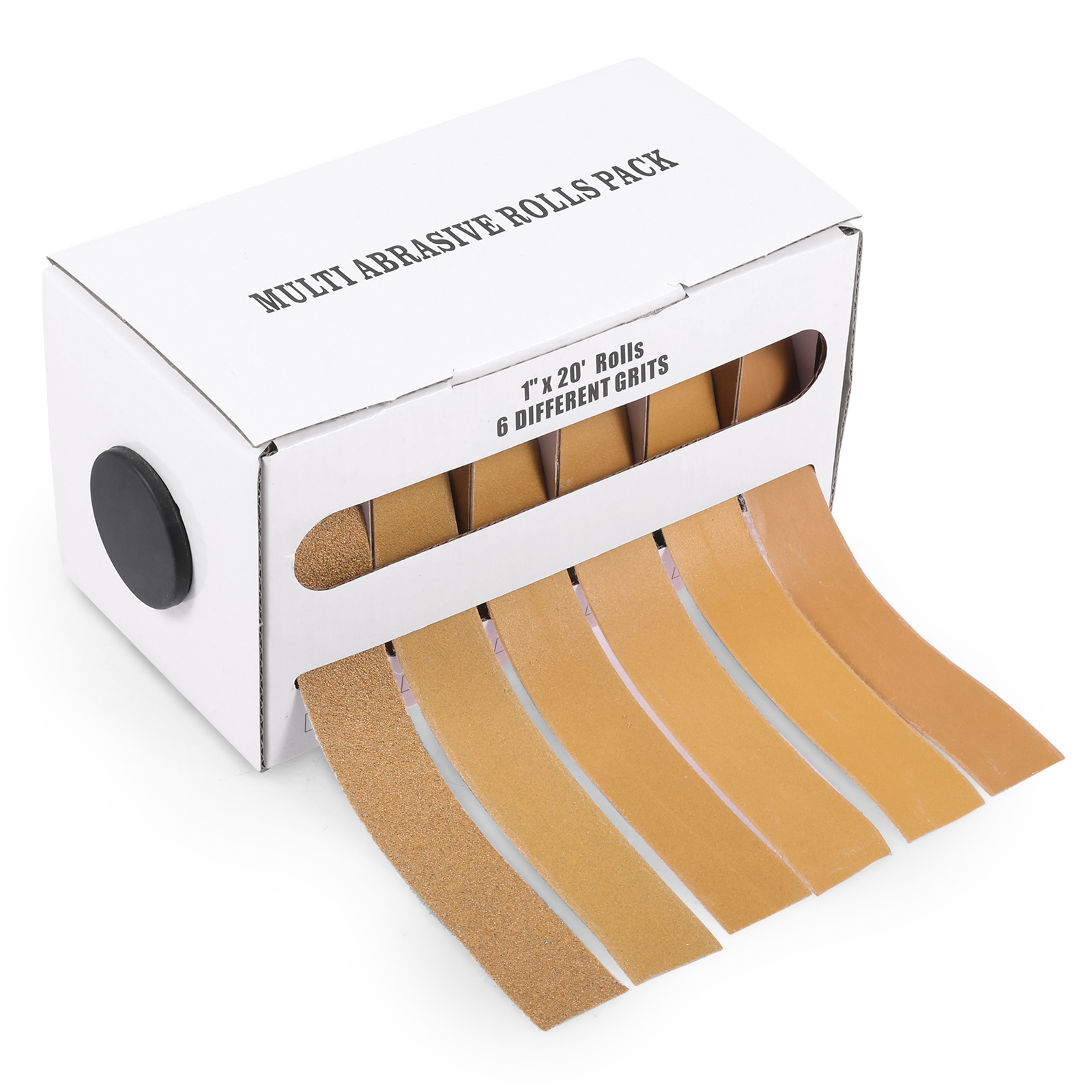Emery Cloth Roll Set 80-600 Grit/150-600 Grit Sandpaper Roll 1" x 19.7 ...