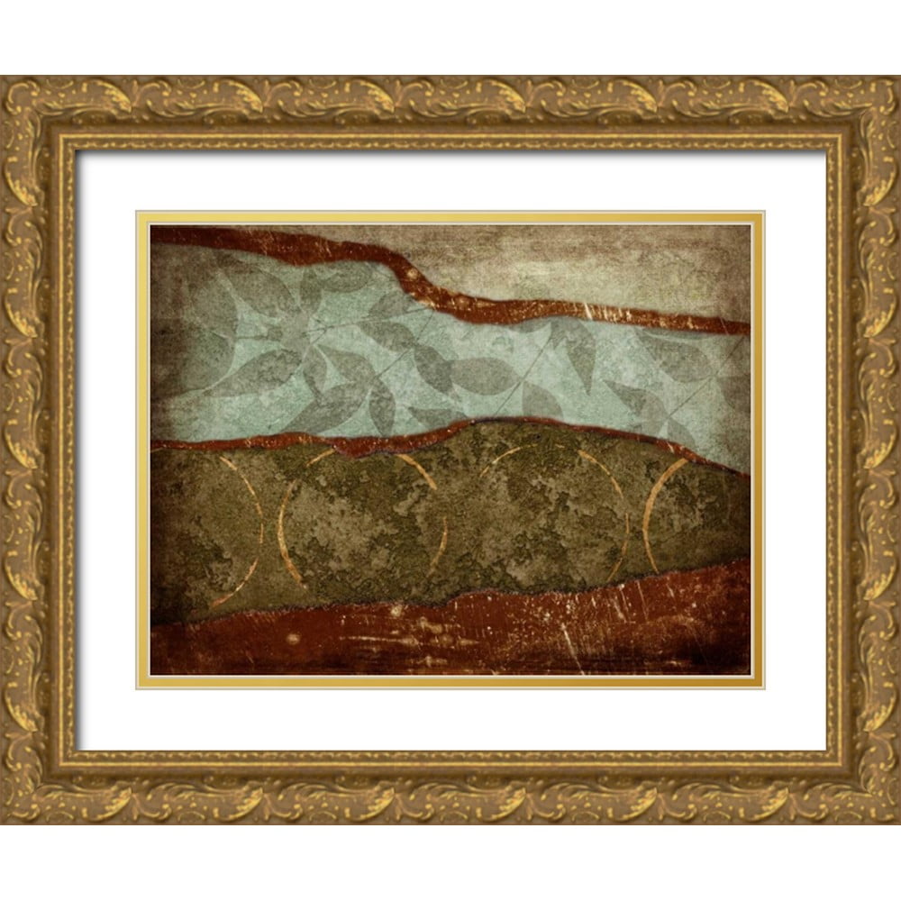 Emery, Kristin 14x12 Gold Ornate Wood Framed with Double Matting Museum ...