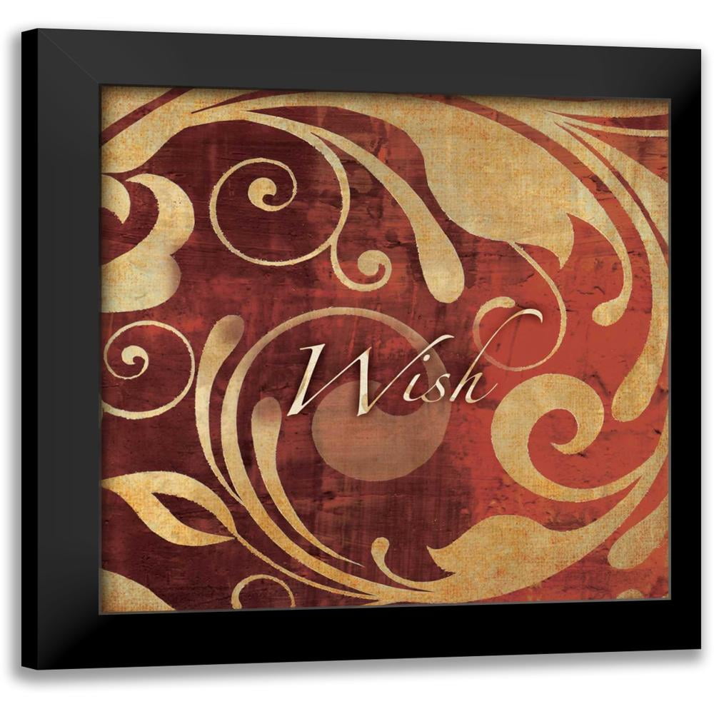 Emery, Kristin 15x15 Black Modern Framed Museum Art Print Titled - Red ...