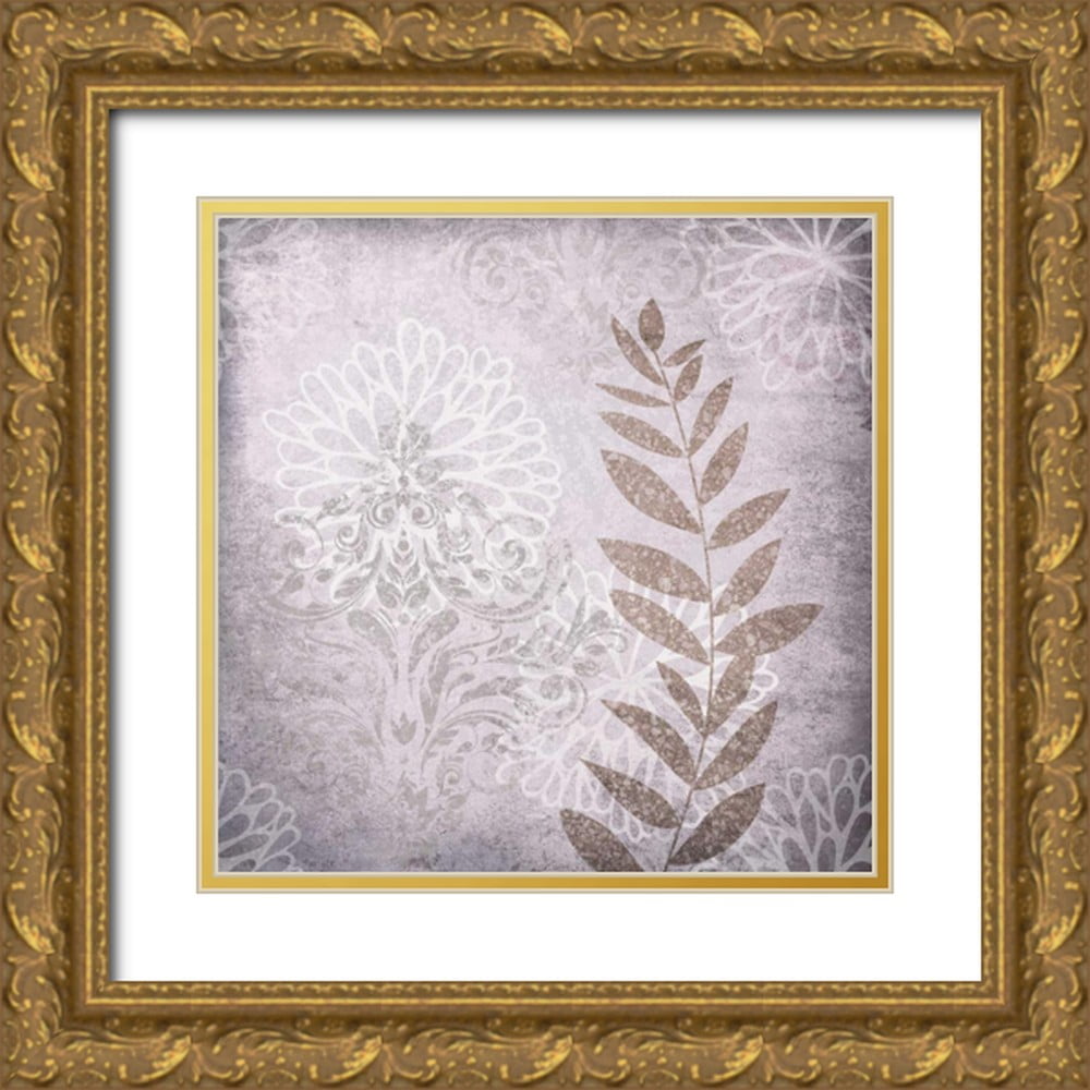 Emery, Kristin 15x15 Gold Ornate Wood Framed with Double Matting Museum ...