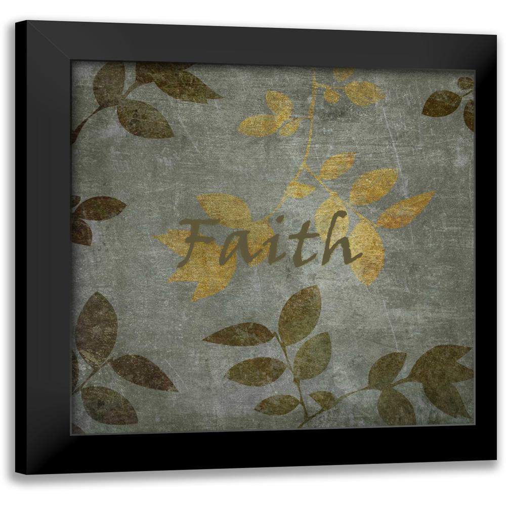 Emery, Kristin 20x20 Black Modern Framed Museum Art Print Titled - Gold ...