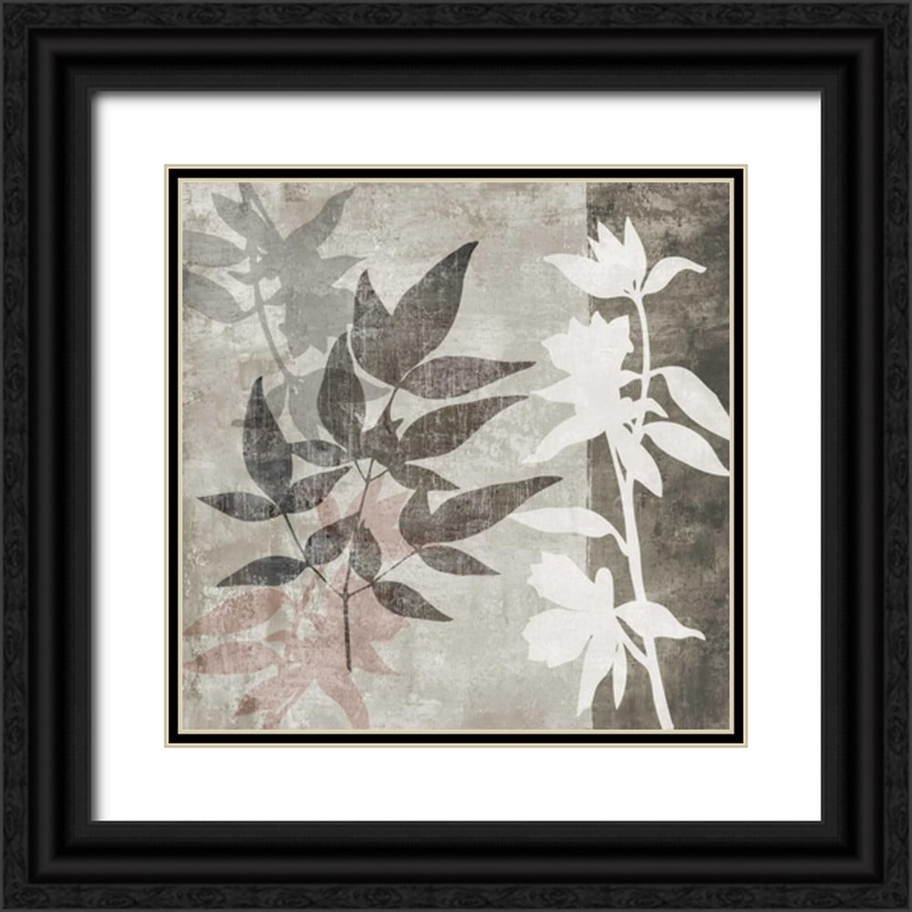 Emery, Kristin 26x26 Black Ornate Wood Framed with Double Matting ...