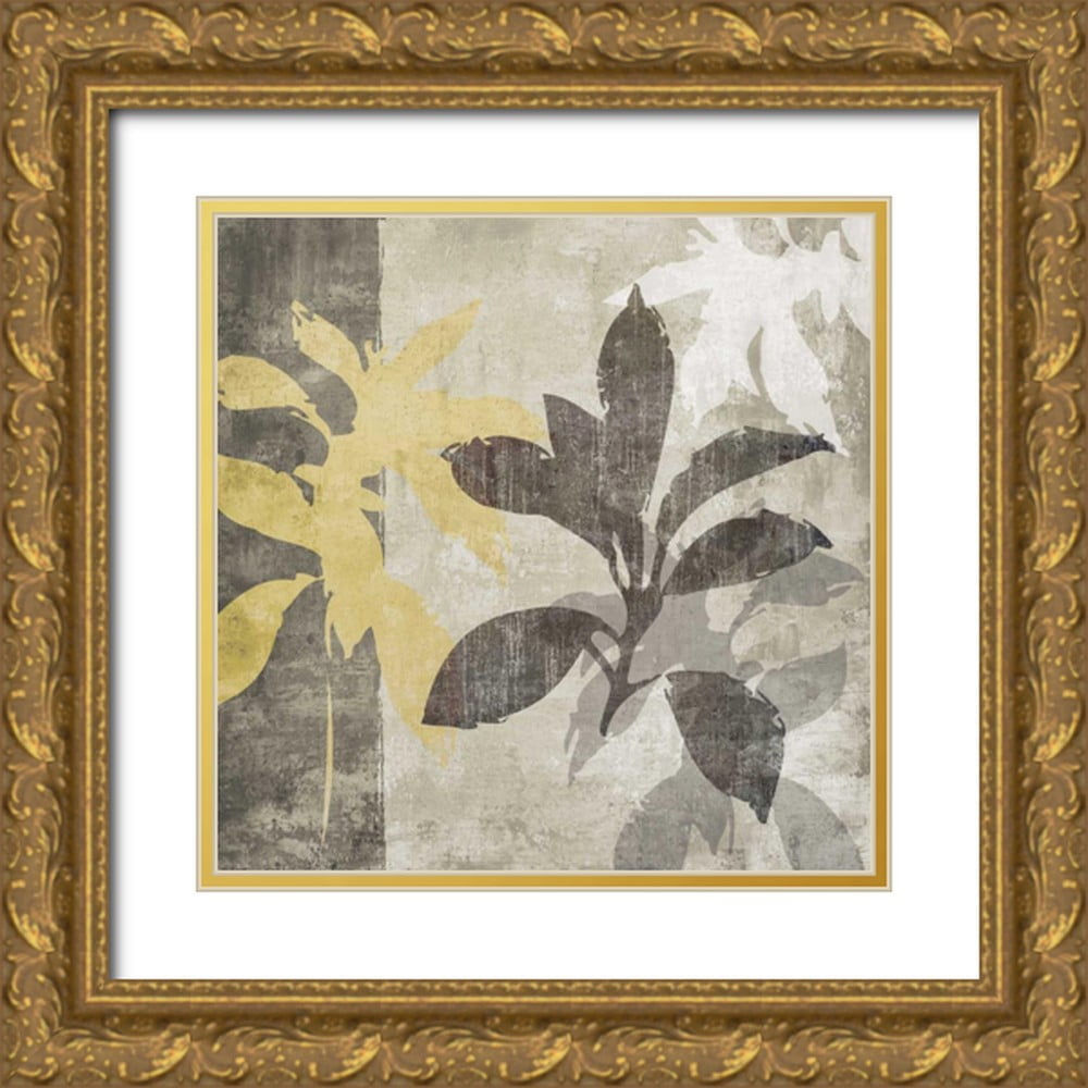 Emery, Kristin 26x26 Gold Ornate Wood Framed with Double Matting Museum ...