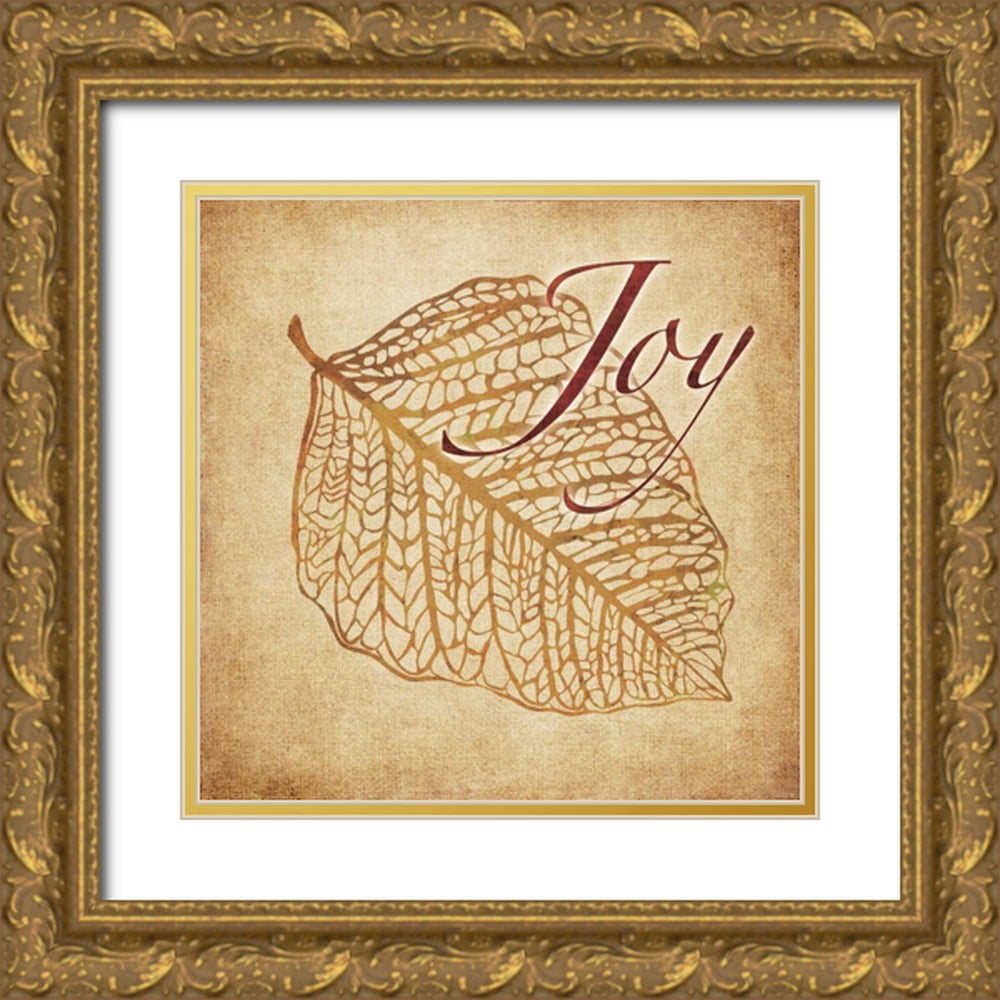 Emery, Kristin 26x26 Gold Ornate Wood Framed with Double Matting Museum ...