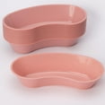 Emesis Basin Kidney Plastic Mauve 16oz - Reusable Plastic Kidney-Shaped ...