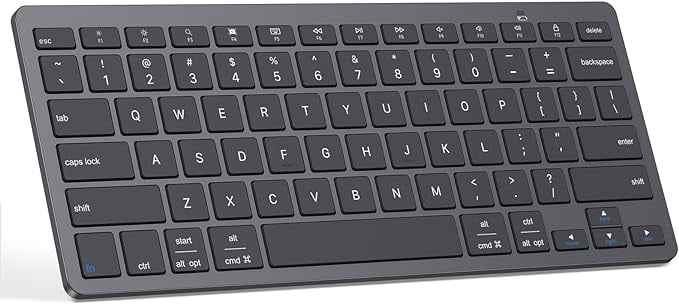 Emetok Universal Bluetooth Keyboard for iPad, Upgraded BLE Technology ...