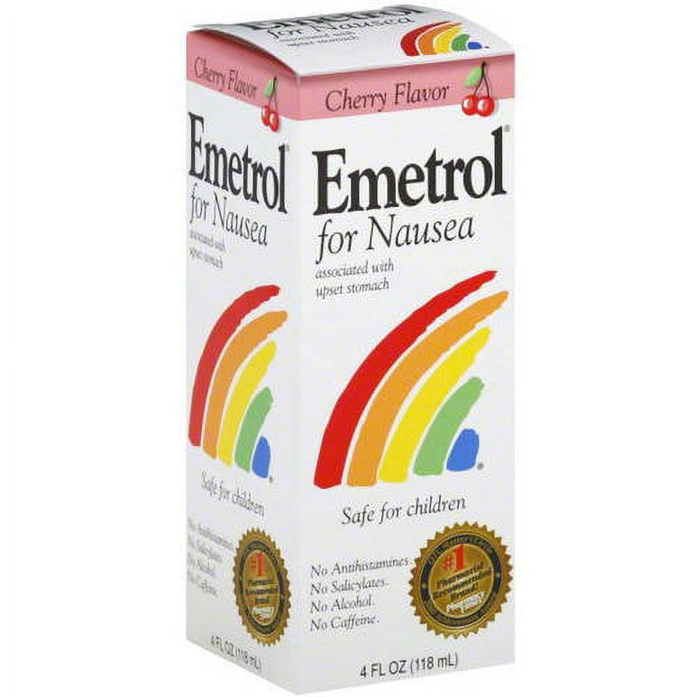 Emetrol Cherry Flavor Nausea Reliever, 4 FL OZ (Pack of 3) - Walmart.com