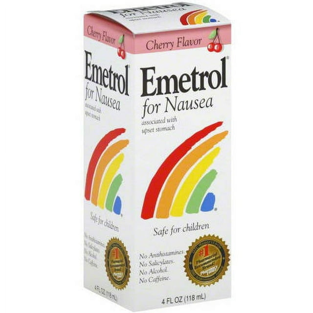 Emetrol Cherry Flavor Nausea Reliever, 4 FL OZ (Pack of 3) - Walmart.com