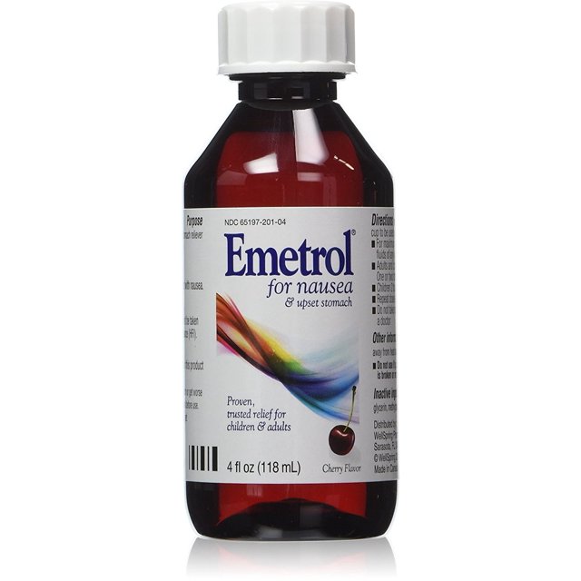 Emetrol Nausea Relief Liquid Cherry 4 oz (Pack of 2) - Walmart.com