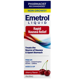 Emetrol Nausea and Upset Stomach Relief Liquid Medication, Cherry, 4 oz ...