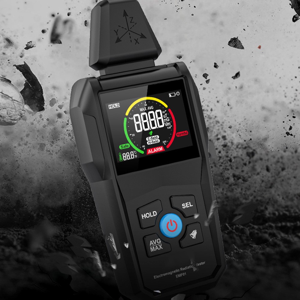 Emf01 Emf Meter Electromagnetic Radiation Detector for Measuring Radioactivity - Walmart.com
