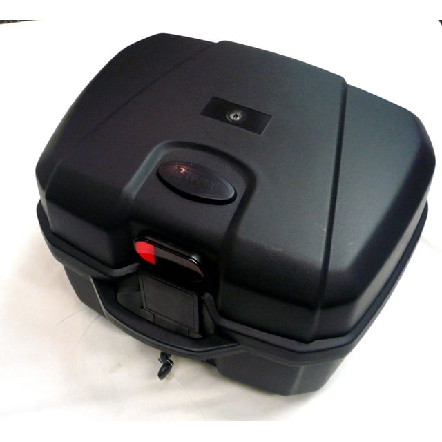 Emgo Universal Hard Shell Motorcycle Travel Trunk Box with Durable ABS ...