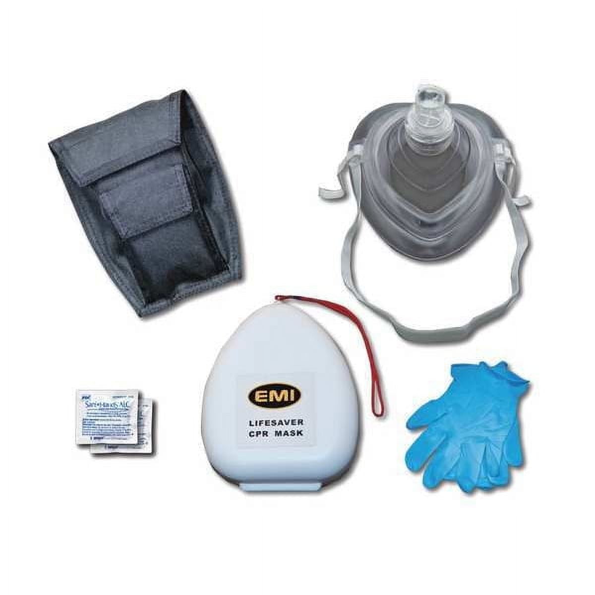 Emi CPR Mask,Adult,Black,5 Pieces 493 - Walmart.com