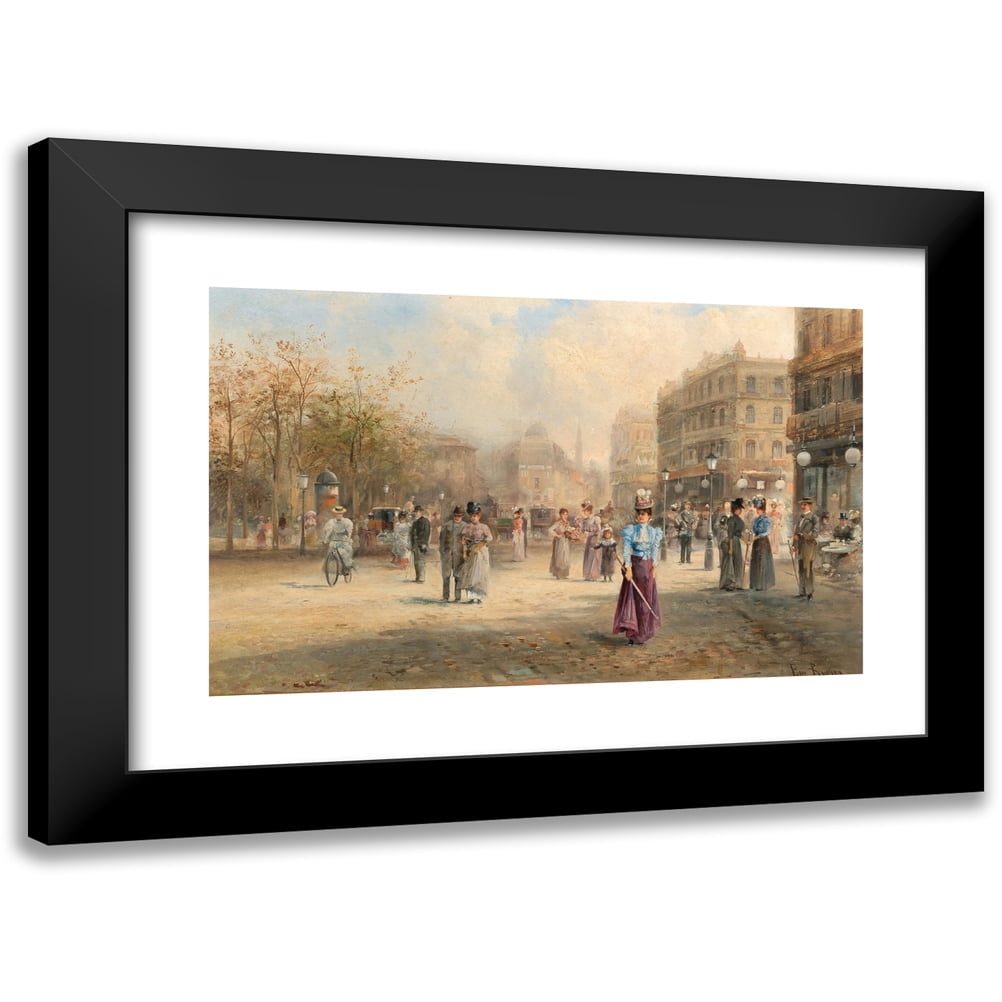 Emil Barbarini 14x11 Black Modern Framed Museum Art Print Titled - A ...