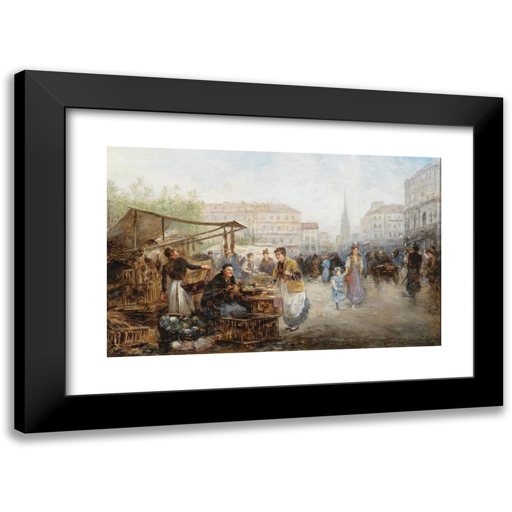 Emil Barbarini 18x13 Black Modern Framed Museum Art Print Titled - A ...