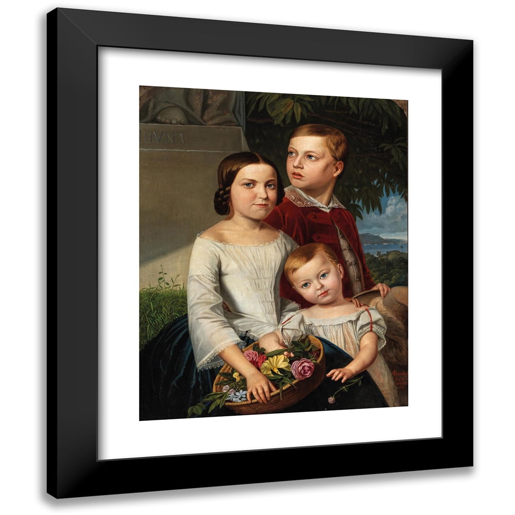 Emil Bauch 15x18 Black Modern Framed Museum Art Print Titled - Three ...