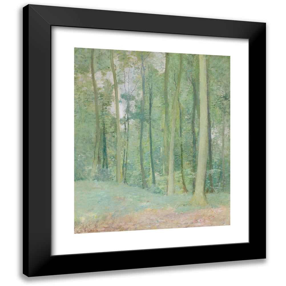 Emil Carlsen 15x17 Black Modern Framed Museum Art Print Titled - Wooded ...