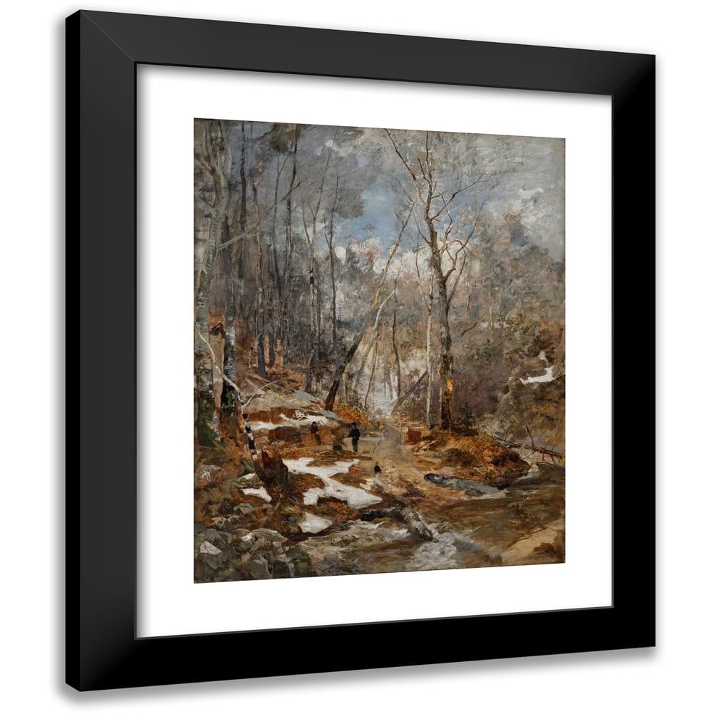 Emil Jakob Schindler 12x14 Black Modern Framed Museum Art Print Titled ...