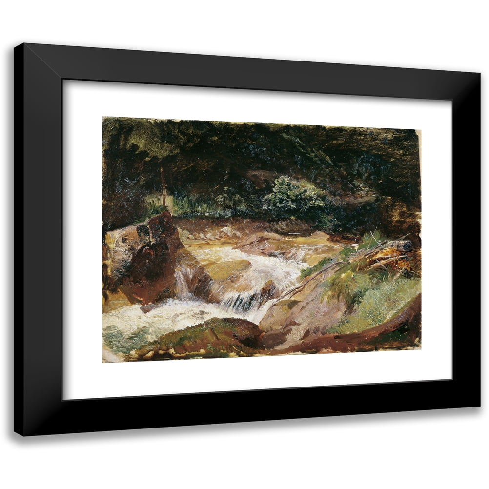 Emil Jakob Schindler 14x12 Black Modern Framed Museum Art Print Titled ...