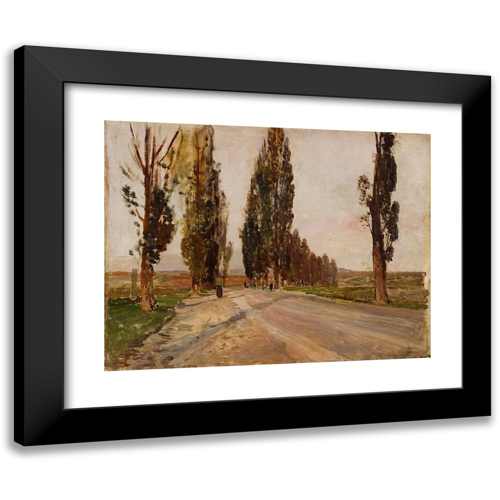 Emil Jakob Schindler 14x12 Black Modern Framed Museum Art Print Titled ...