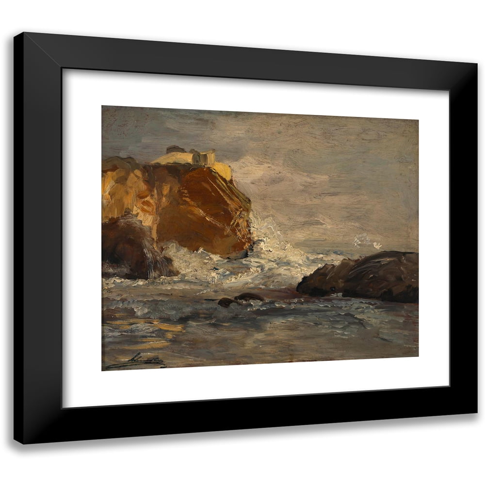 Emil Jakob Schindler 14x12 Black Modern Framed Museum Art Print Titled ...