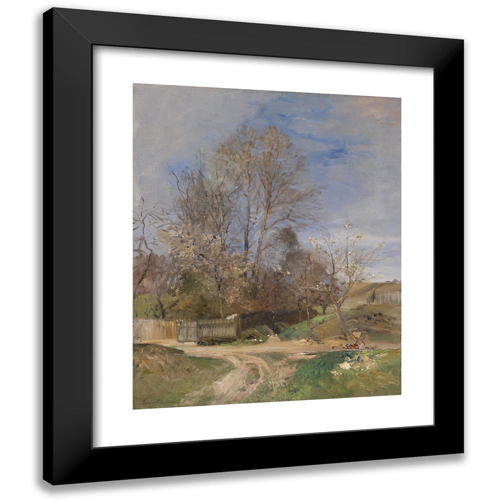 Emil Jakob Schindler 15x18 Black Modern Framed Museum Art Print Titled ...