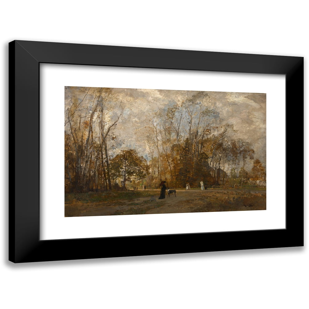 Emil Jakob Schindler 24x17 Black Modern Framed Museum Art Print Titled ...