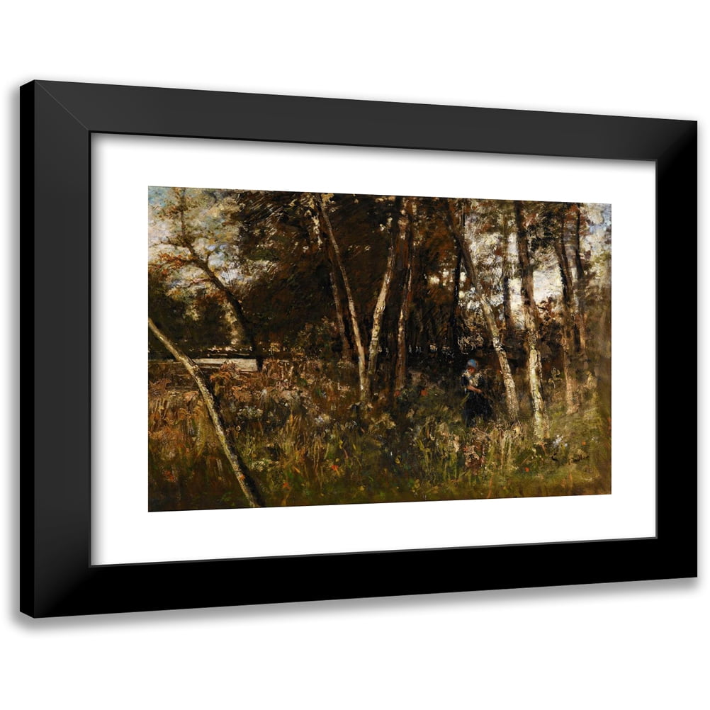 Emil Jakob Schindler 24x18 Black Modern Framed Museum Art Print Titled ...