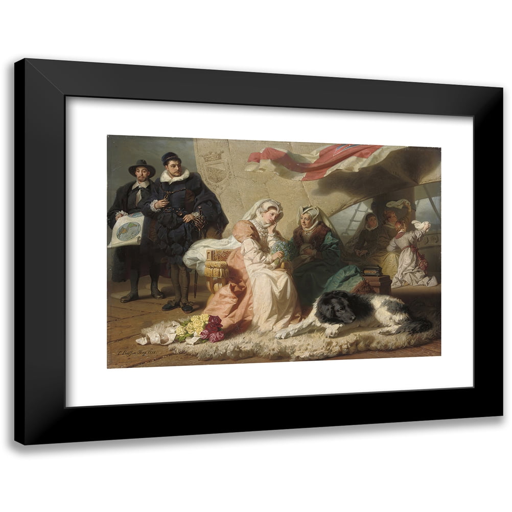 Emil Lauffer 14x11 Black Modern Framed Museum Art Print Titled - The ...