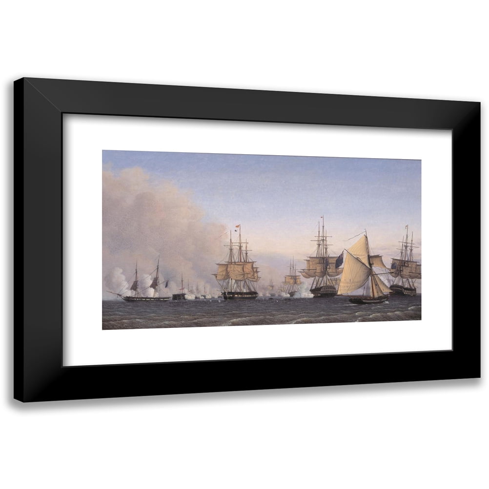 Emil Normann 18x12 Black Modern Framed Museum Art Print Titled - Battle ...