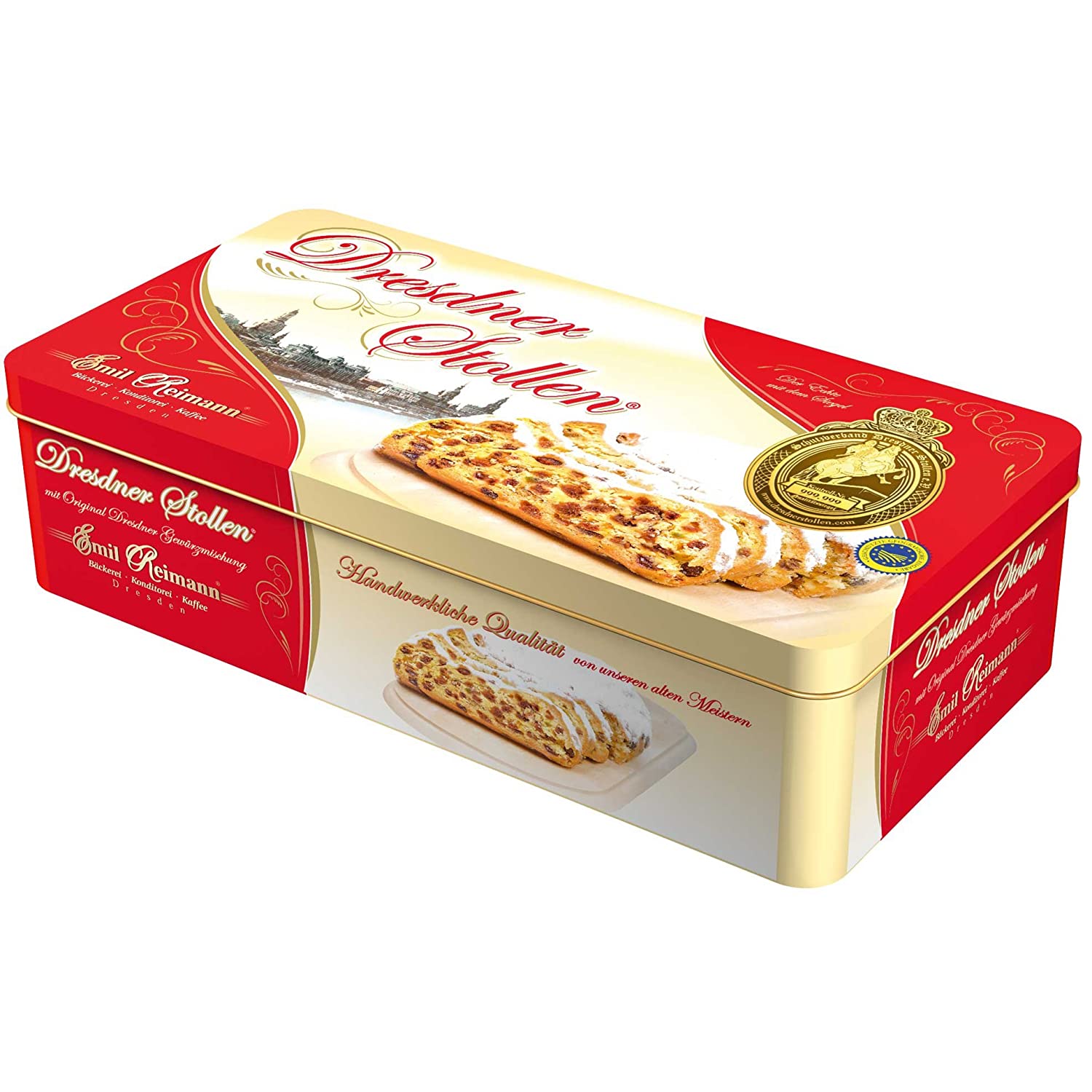 Emil Original Dresdner Stollen in Collectible Holiday Tin Imported from ...
