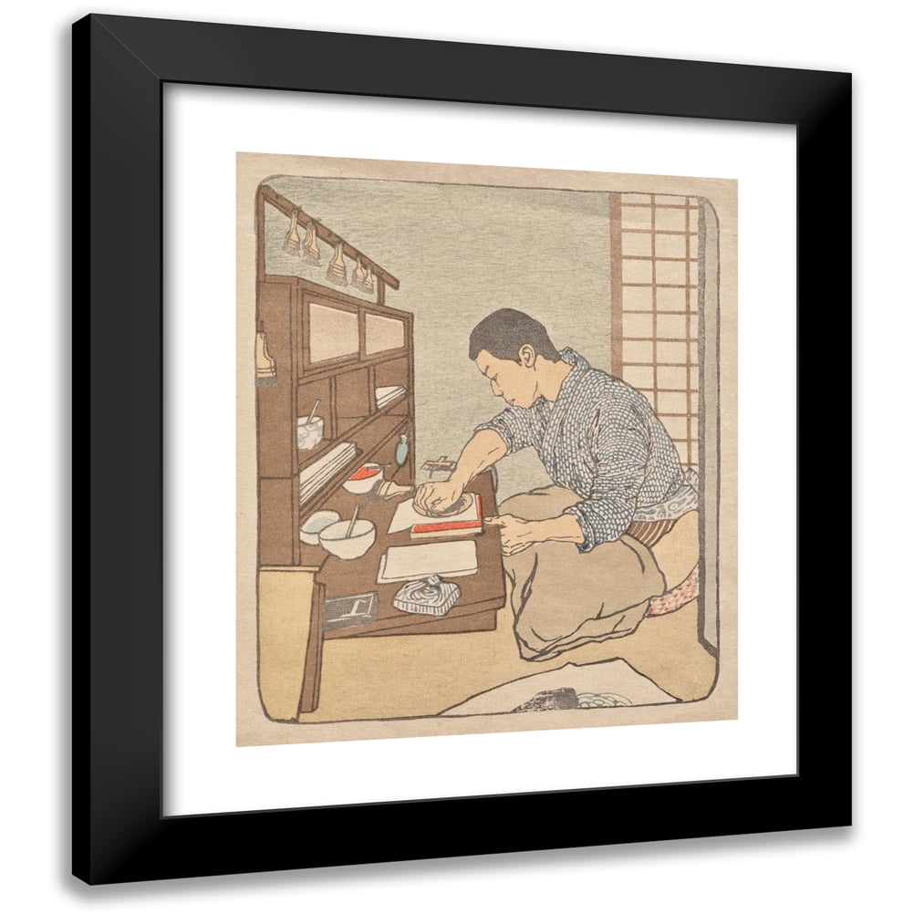 Emil Orlik 12x14 Black Modern Framed Museum Art Print Titled - The ...
