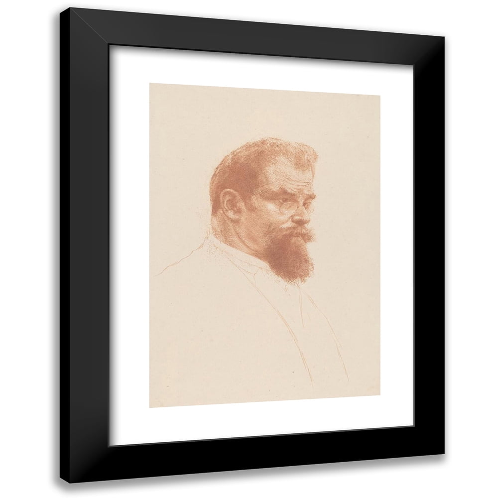 Emil Orlik 14x18 Black Modern Framed Museum Art Print Titled - Max ...