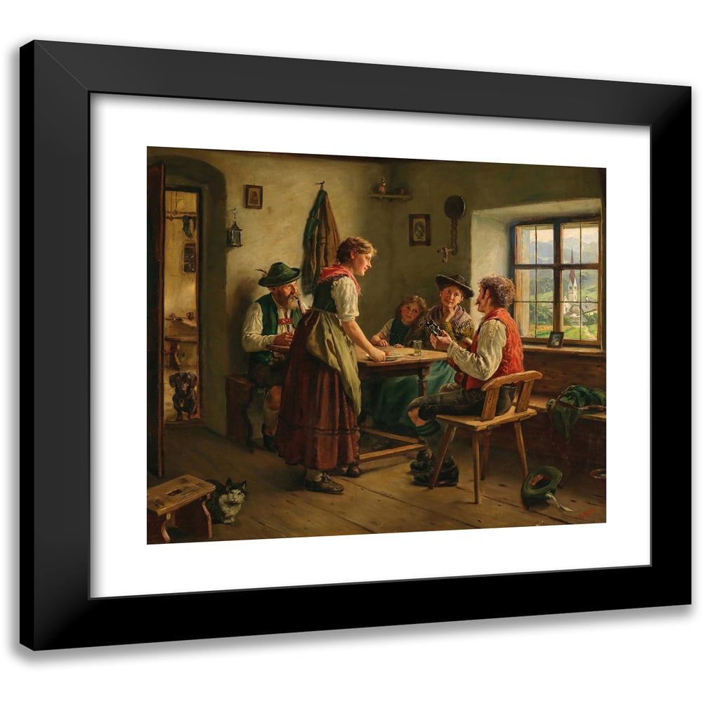 Emil Rau 17x15 Black Modern Framed Museum Art Print Titled - A ...
