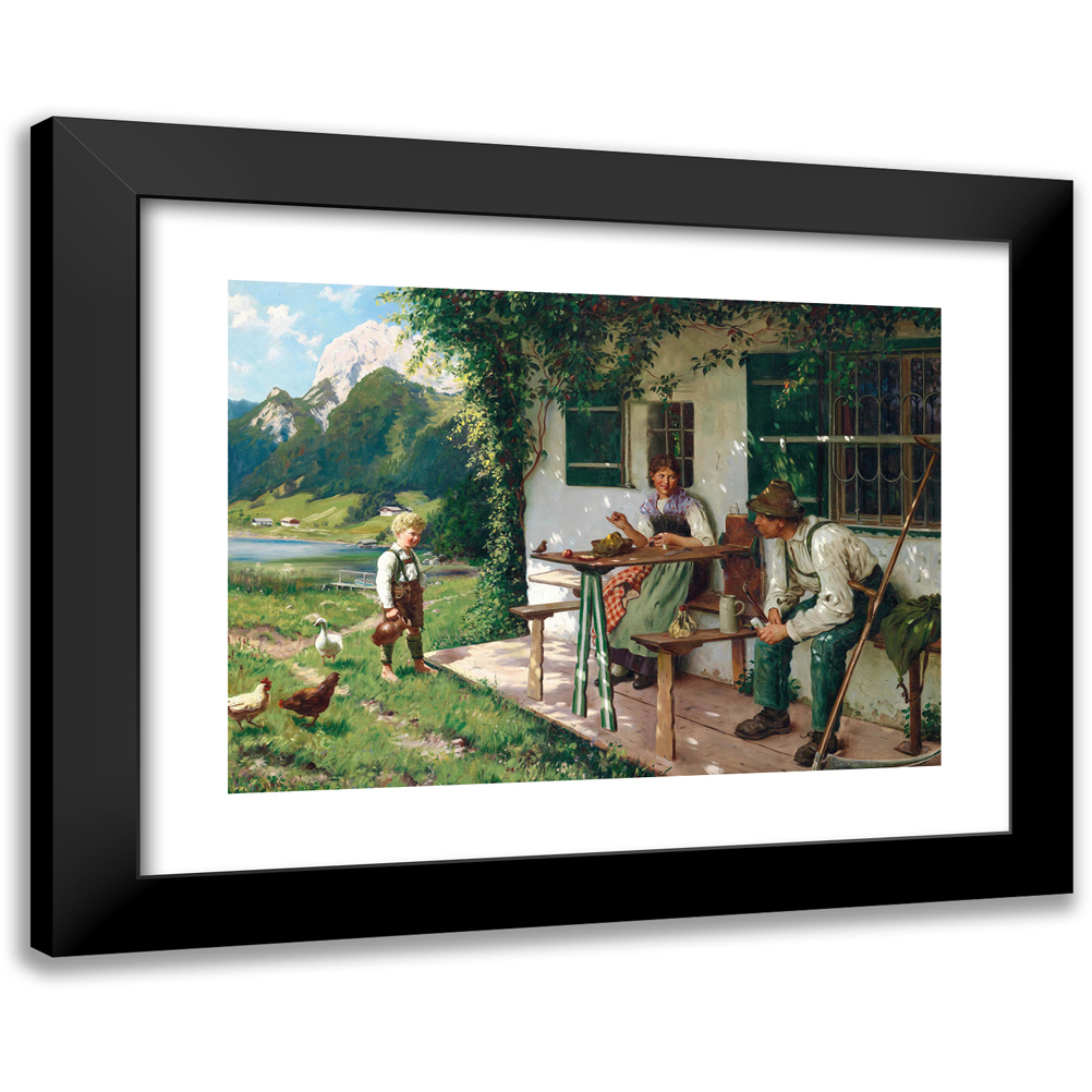 Emil Rau 18x14 Black Modern Framed Museum Art Print Titled - A Summer ...
