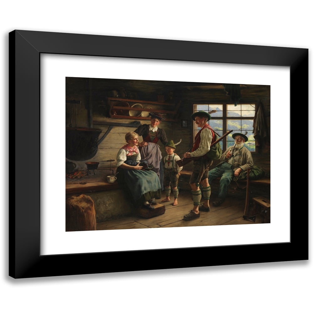 Emil Rau 18x15 Black Modern Framed Museum Art Print Titled - Rest of ...