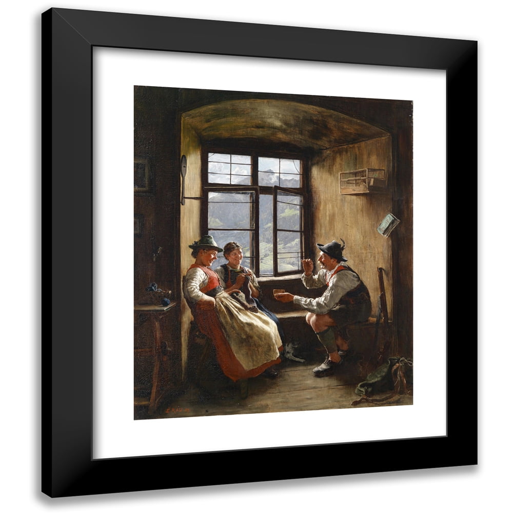 Emil Rau 20x24 Black Modern Framed Museum Art Print Titled - Rest of ...