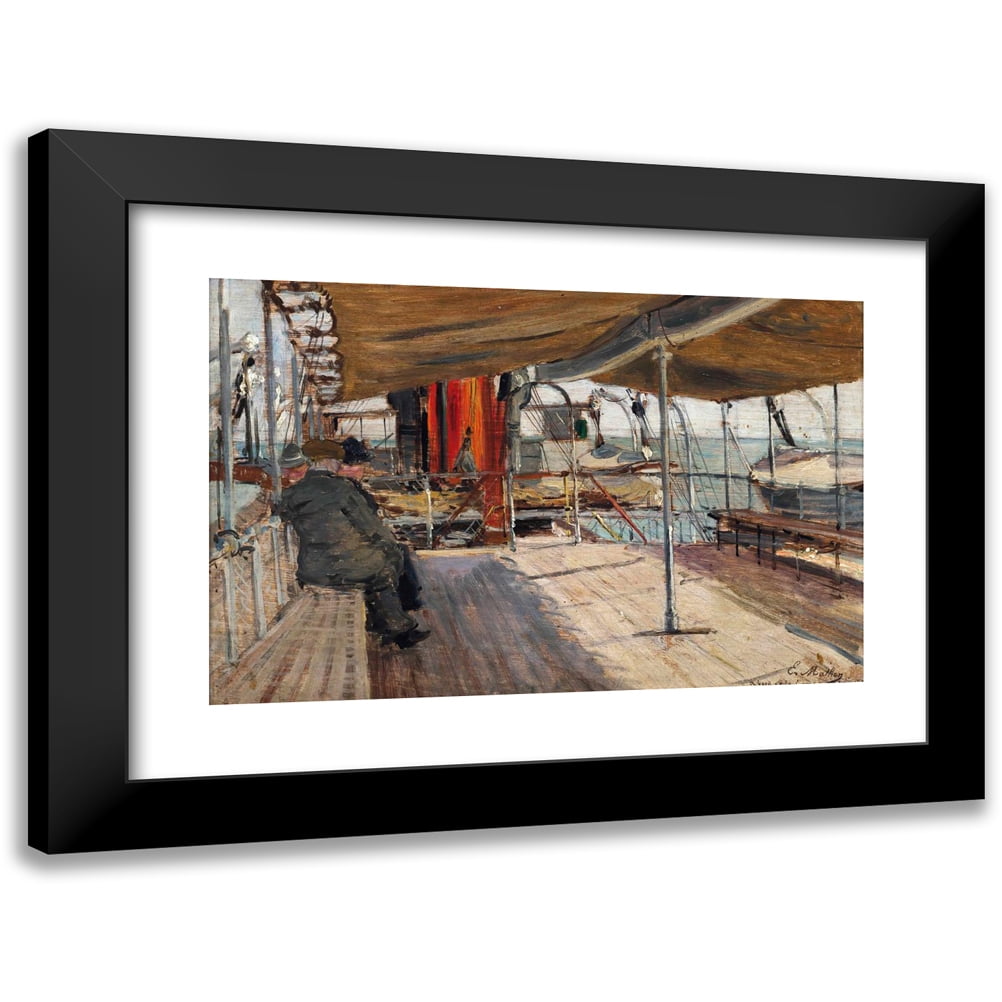 Emile Louis Mathon 24x17 Black Modern Framed Museum Art Print Titled ...