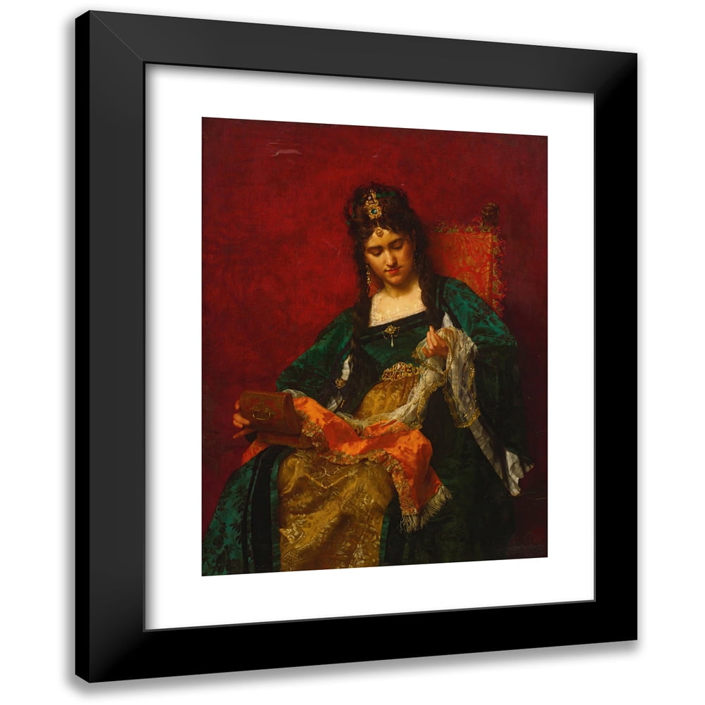 Emile Villa 14x18 Black Modern Framed Museum Art Print Titled ...