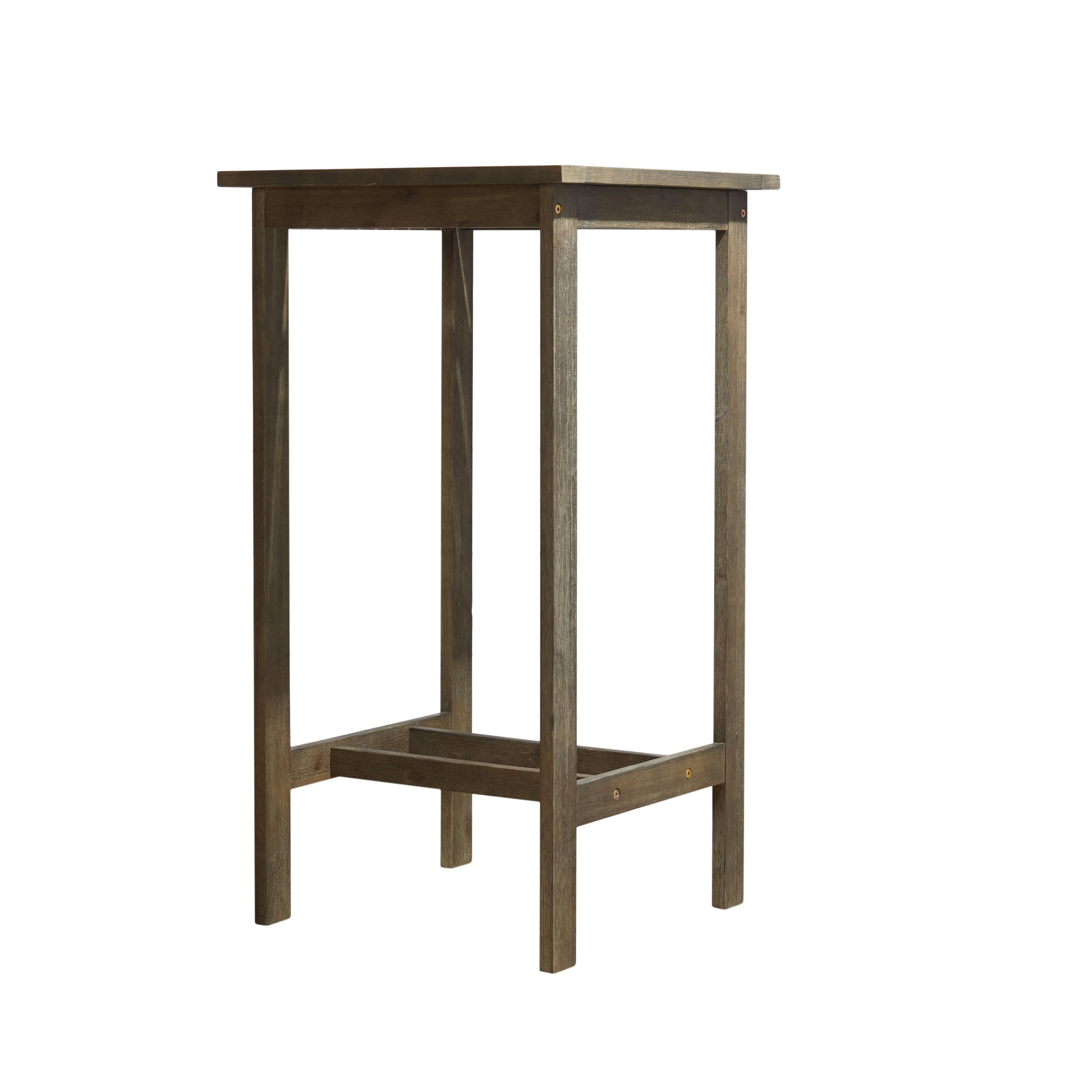 Emilio Grey-washed Farmhouse Wood Bar Table - Walmart.com