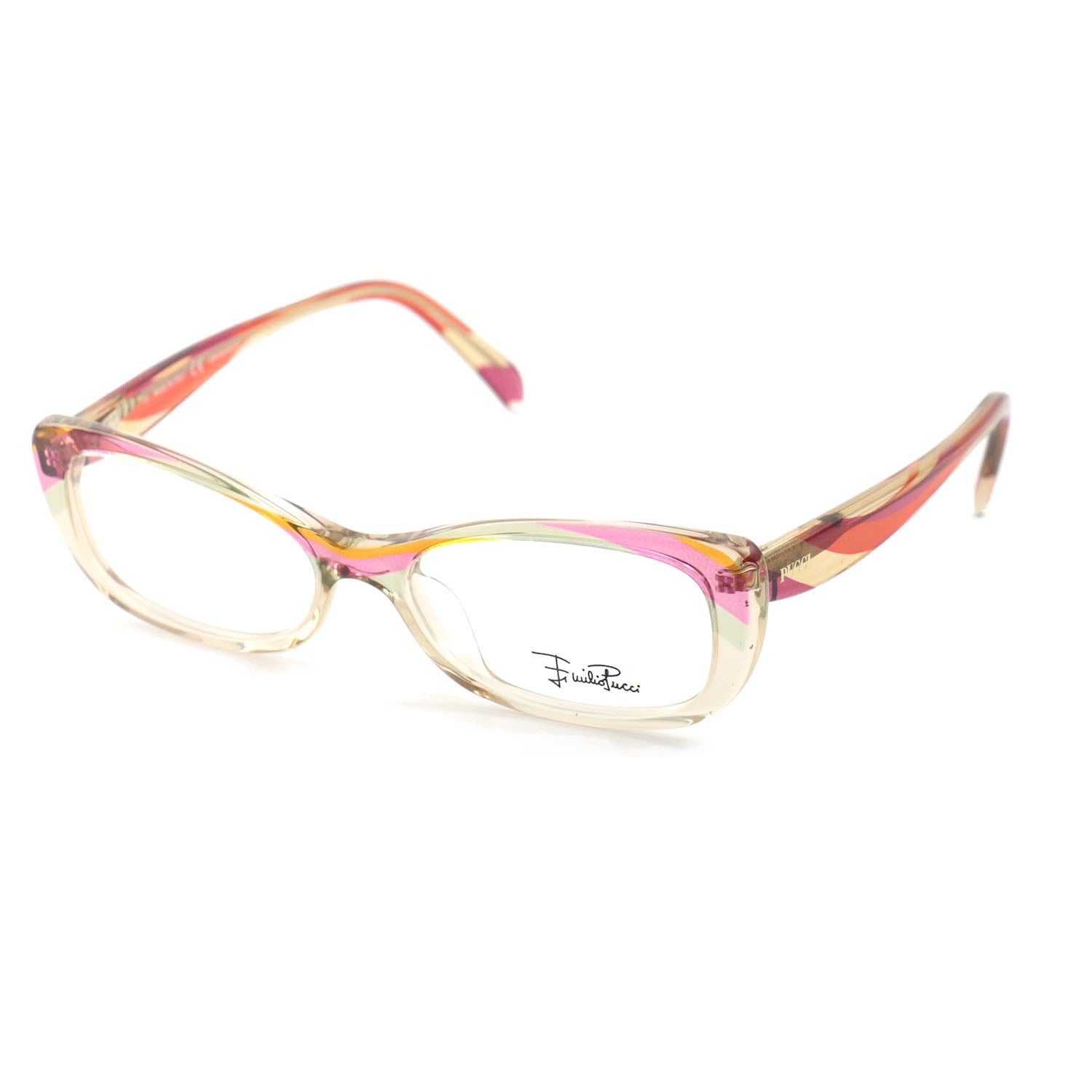 Emilio Pucci Women Eyeglasses Frames EP2687 651 Blush 51 16 135 Cat Eye ...