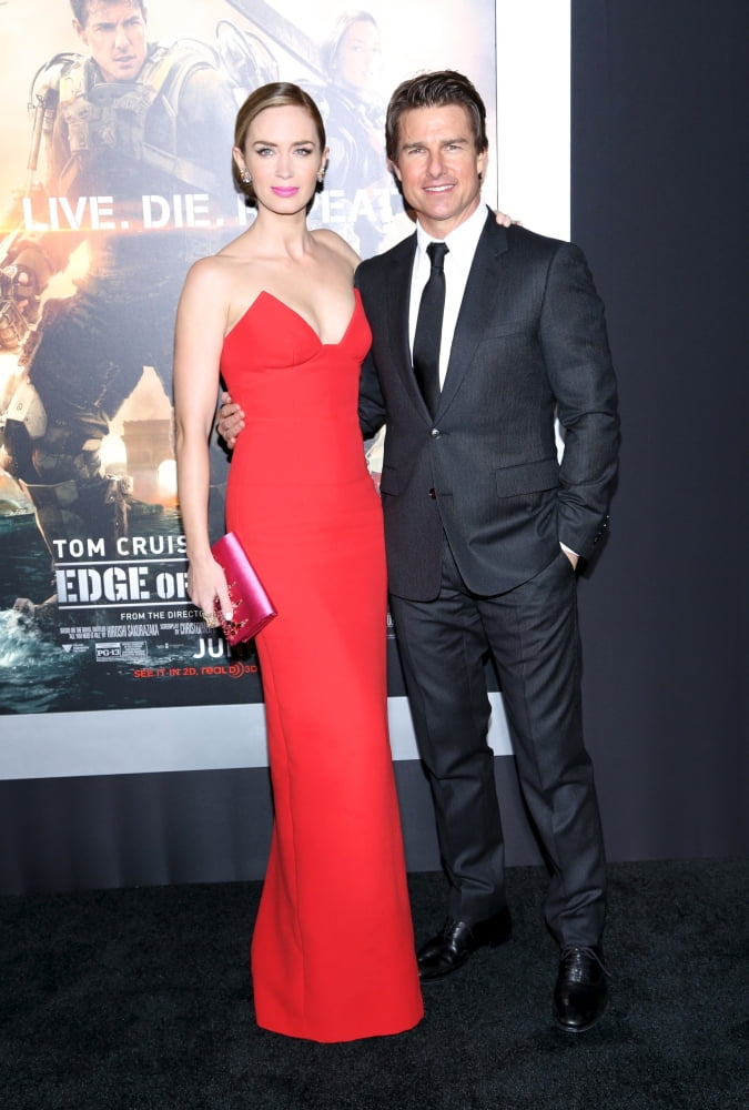 Emily Blunt Tom Cruise At Arrivals For Edge Of Tomorrow Premiere Amc Loews Lincoln Square Imax ...