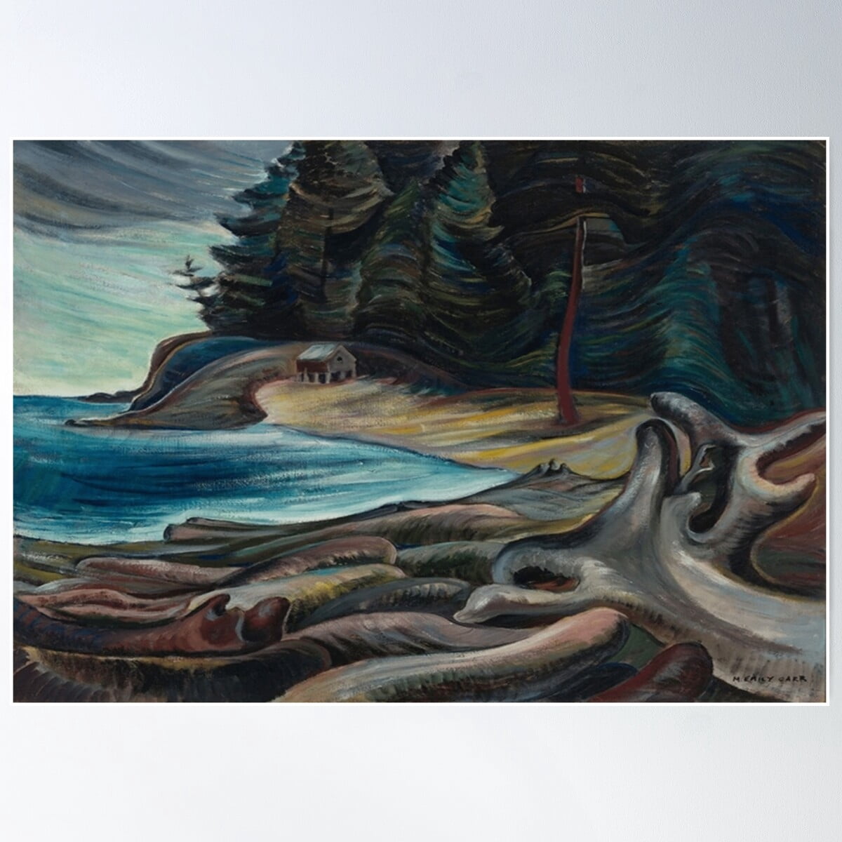 Emily Carr, Cordova Drift Poster, 24x36 UNFRAMED - Walmart.com