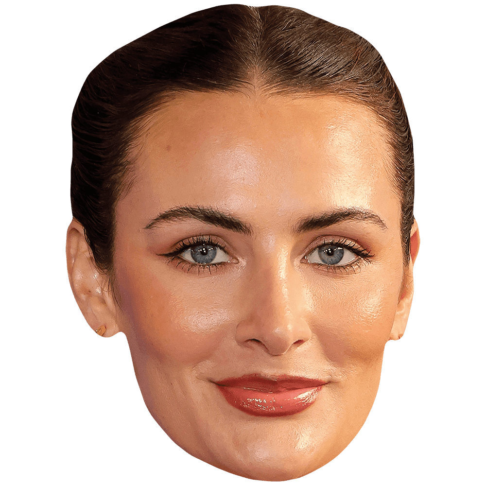 Emily Fox (Smile) Celebrity Mask, Flat Card Face, Fancy Dress Mask ...