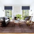 Rugs USA Mallory Plaid Wool Area Rug, 9' 6" x 13' 6", Mallory Dark ...