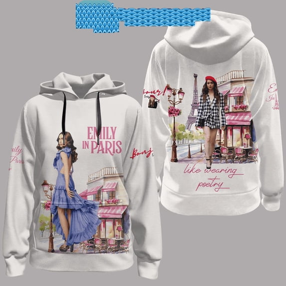 Emily In Paris Fashion Like Wearing Poetry Hoodie T-Shirt - Walmart.com